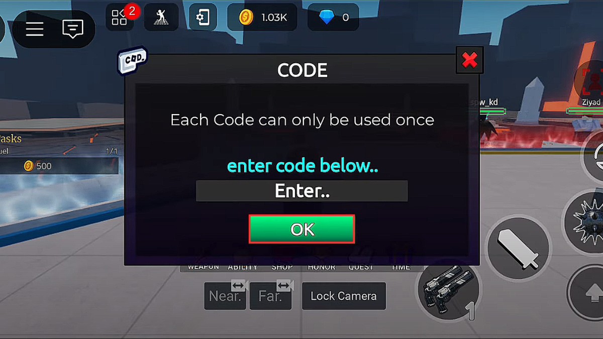 Code Duel Warriors mới nhất 12/2025: Nhận Gold, Gem giá trị